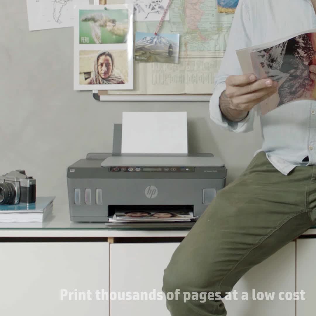 HP Smart Tank Plus 570 Wireless All-in-One Printer, Up to 3 Years of ...