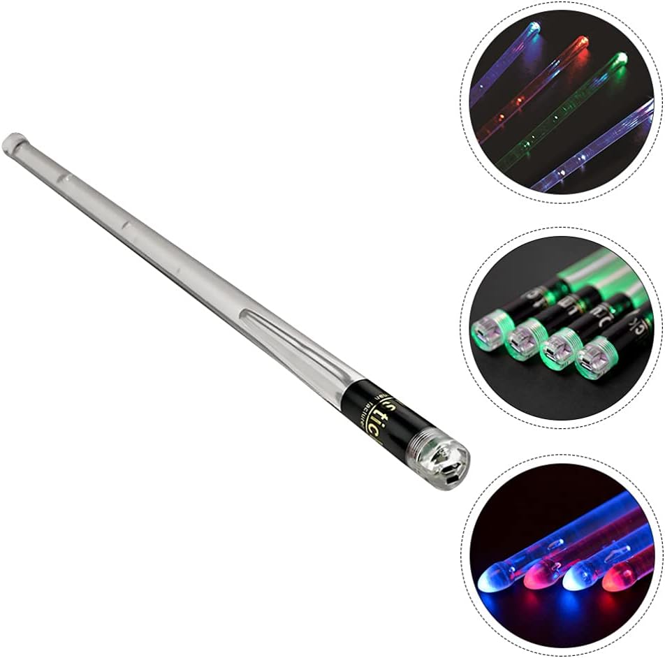 LED Drum Sticks Light Up Luminous Drumsticks USB Powered 15 Color ...