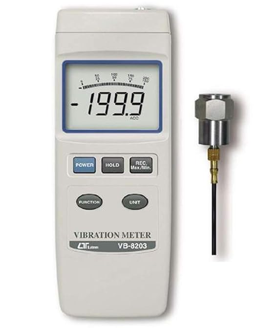 Electronic Vibration Meter with Vibration Sensor For Industrial ...
