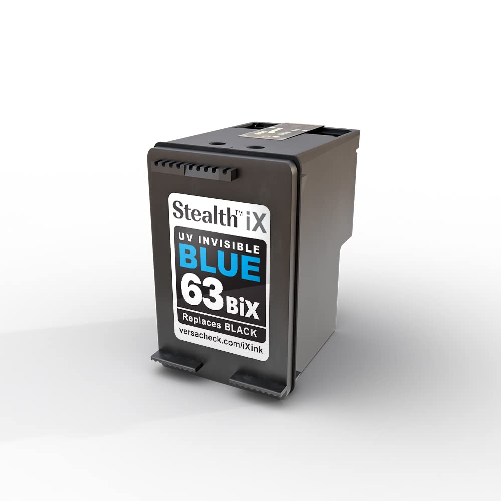 VersaCheck Stealth iX Ink - HP 63BiX (F6U62AN) - Invisible Ink ...