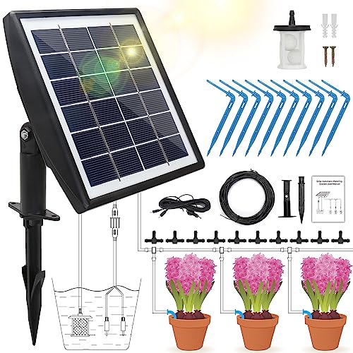 Snapklik.com : Flantor Solar Irrigation Kit Drip Irrigation Kit, 50FT ...