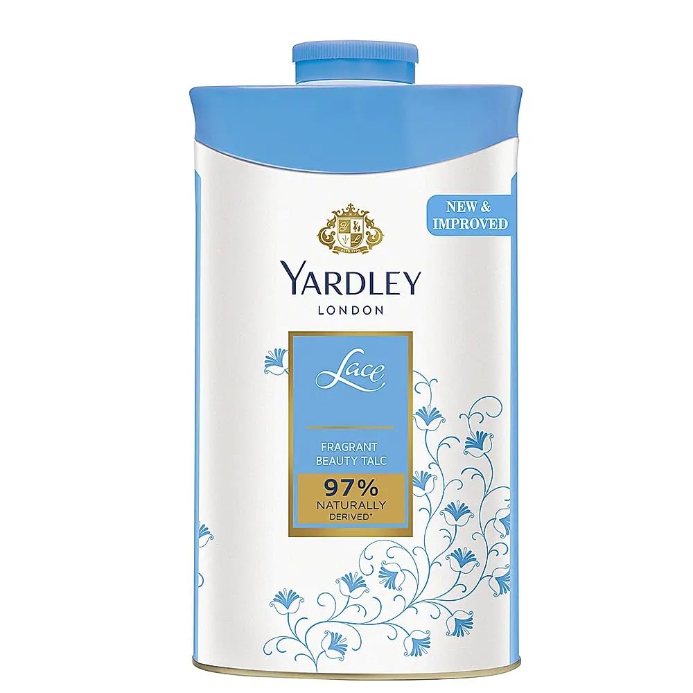 Yardley London Lace Perfume Talc 100 g : Amazon.co.uk: Beauty