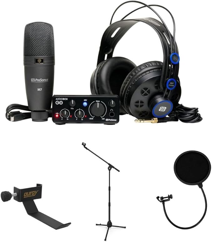 Amazon.com: PreSonus AudioBox Go Creator Hardware/Software Recording ...