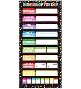 Amazon.com: Back to School All About Letter Pocket Chart for Chalkboard ...
