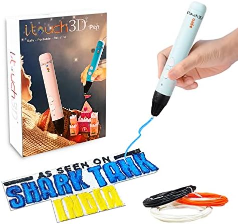 New Itouch Pro 3D Pen Blue, Kids Friendly Magic 3D Pen. : Amazon.in ...