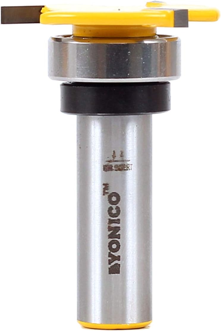 Yonico Top Bearing Slot Cutter Router Bit 1/8-Inch x 5/16-Inch 1/2-Inch ...