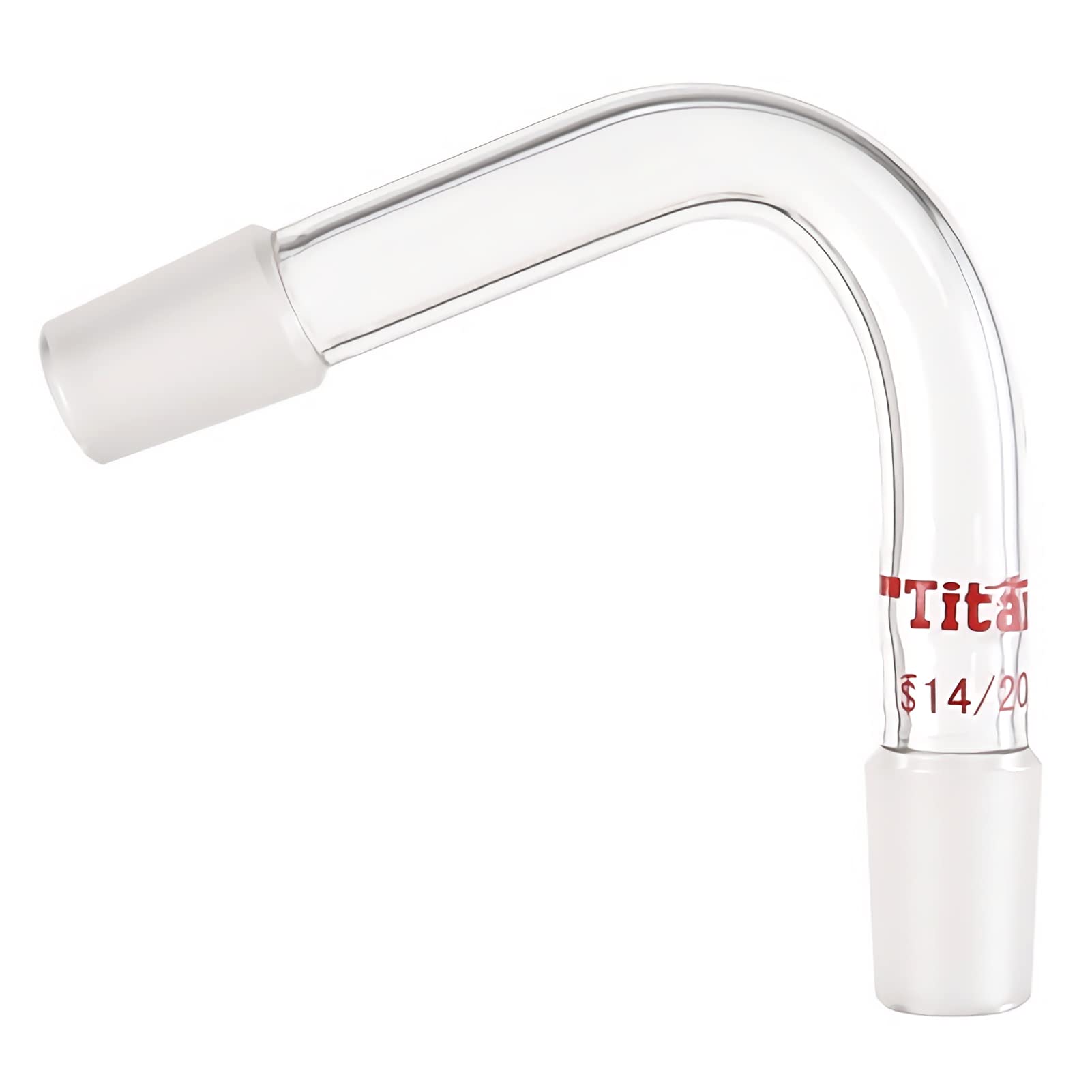Snapklik.com : ADAMAS-BETA Glass Distillation Adapter 75 Degree Bent