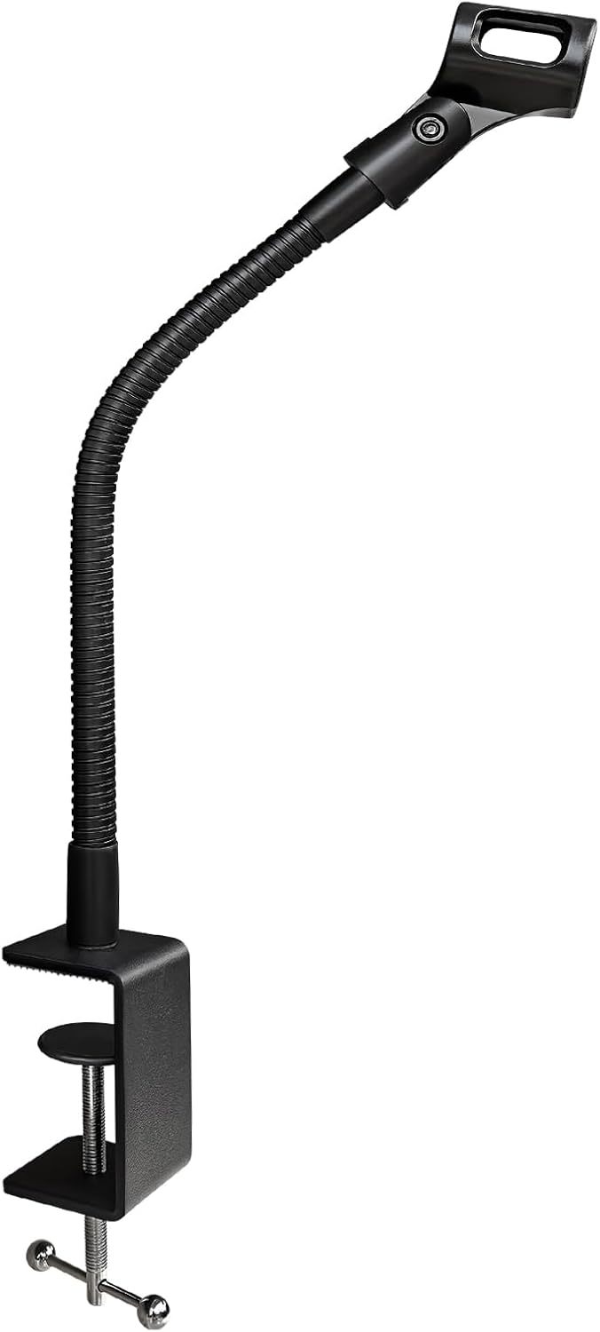 Amazon.com: 13-INCHS Flexible Gooseneck Microphone Stand with Heavy ...