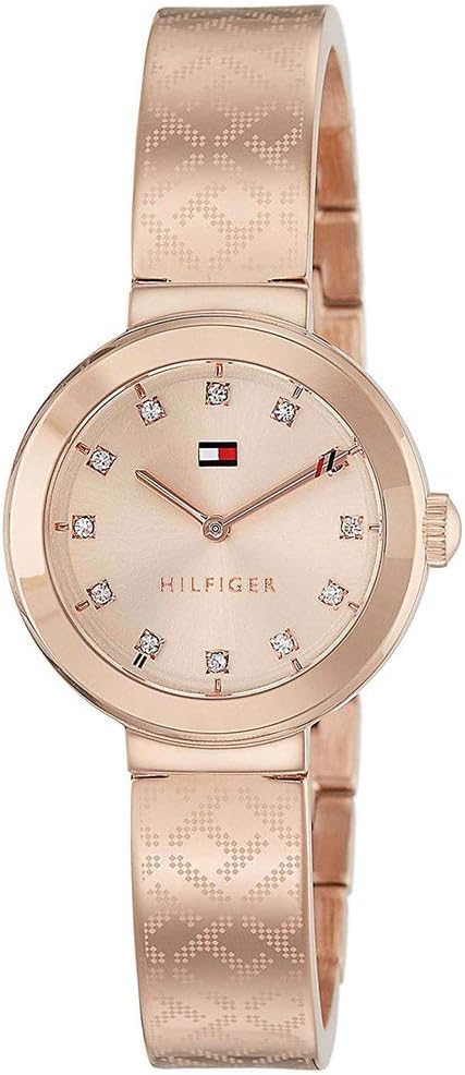 Tommy Hilfiger Womens Analogue Brass Watch - TH1781715 (Gold_Free Size ...