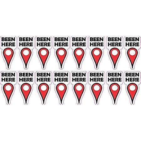 Amazon.com: StickerTalk You are Here Map Pointer Vinyl Stickers, 1 ...