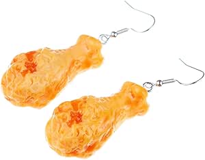 Amazon.com: Funny Imitation Food Dangle Drop Earrings for Women Fried ...