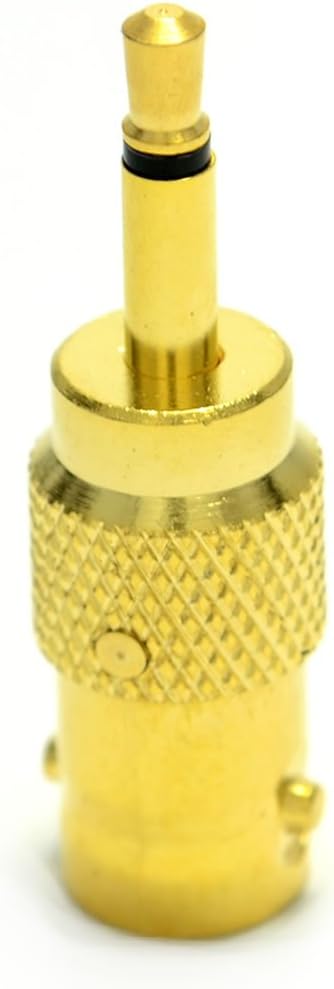 kenable BNC Socket to Composite 3.5mm Male Jack Plug Adapter Gold ...