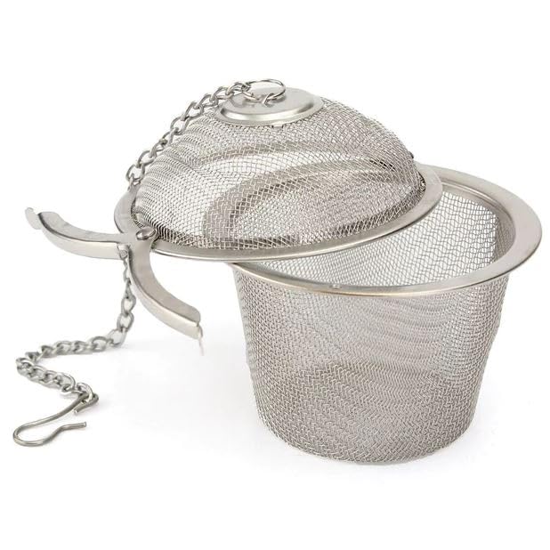 Stainless Steel Big Net Mesh Style Easy Loose Leaves Green Tea Filter ...