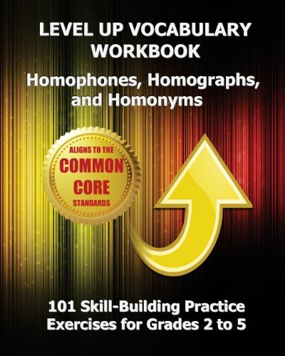 By Test Master Press LEVEL UP VOCABULARY WORKBOOK Homophones ...
