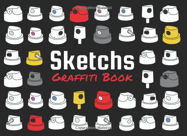 Sketchs graffiti book: blackbook for graffiti street artist containing ...