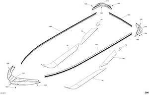 Amazon.com: Sea-Doo PWC OEM Bumper, 291004468 : Automotive