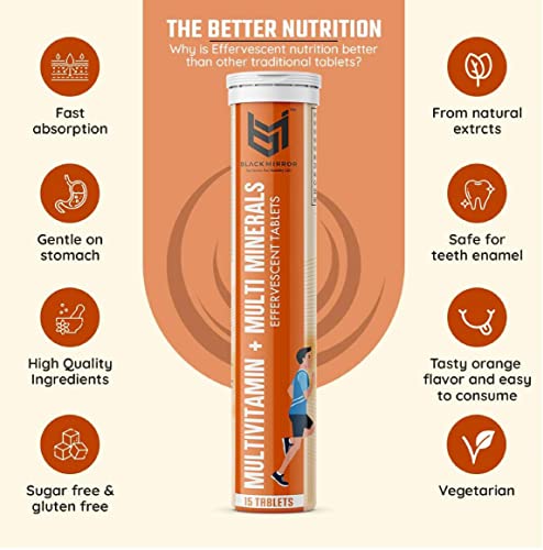 BLACK MIRROR MULTIVITAMIN MULTIVITAMIN effervescent tablets FOR STAMINA ...
