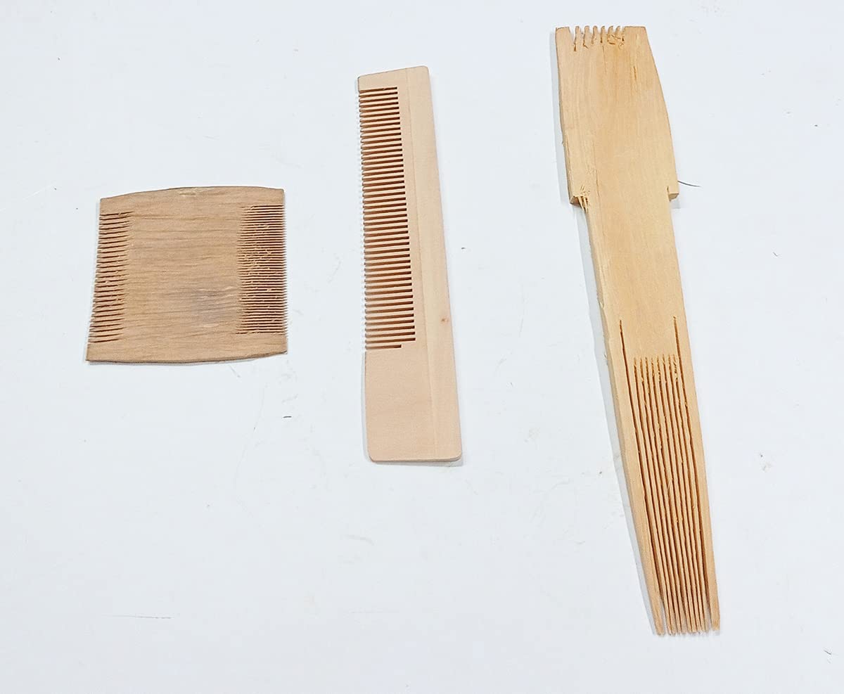 Buy Combo Wooden Lice Clean Eeroli, Lice Comb, Normal Comb (3 Pcs ...