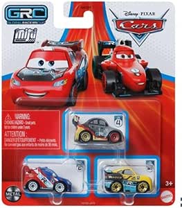 Amazon.com: Disney Cars Mini Racers 3 Pack (Grc Racers 3 Raoul CaRoule ...