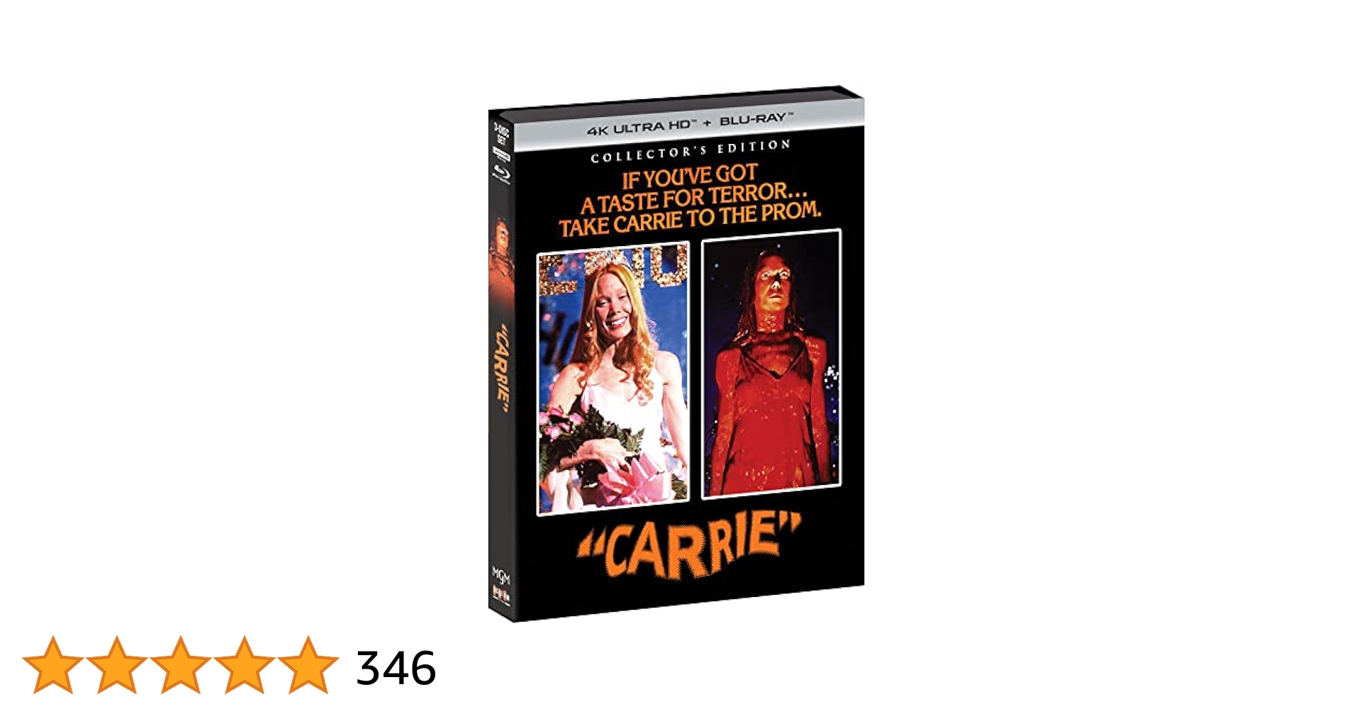 Carrie 2024 Clúdach Blu Ray Carrie: 2 Pack Blu Ray (The Original