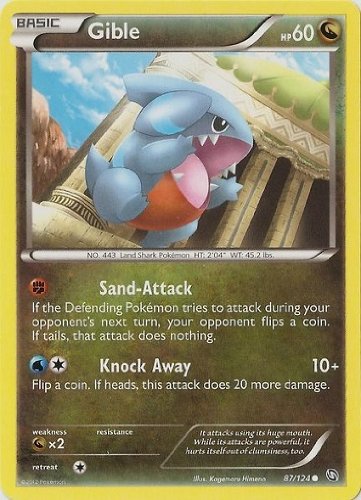 Gible Pokemon Card