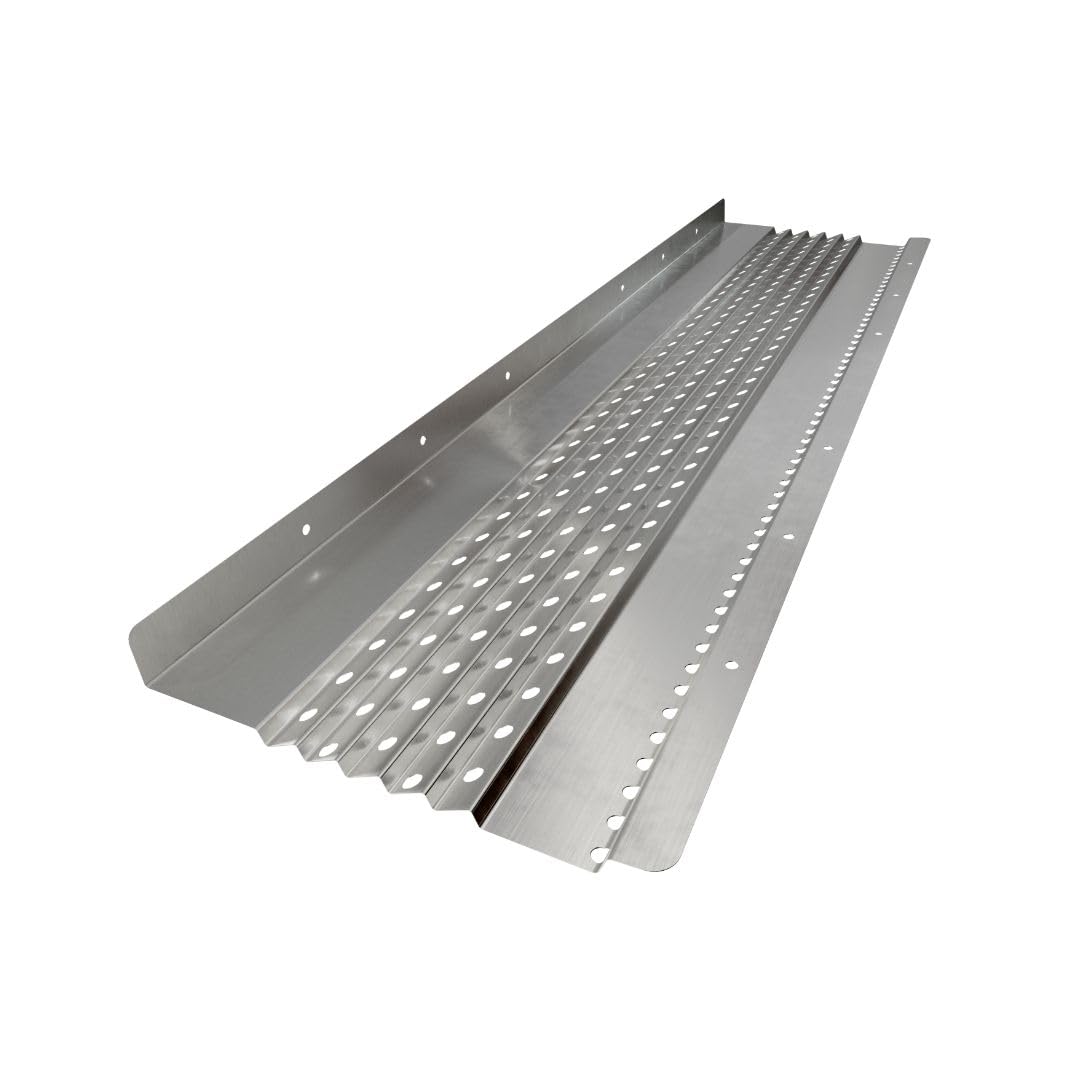 Raptor Gutter Guard – 48 FT. (Nominal) Mill Finish All-Aluminum Gutter ...