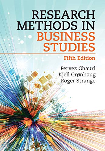 Research Methods in Business Studies eBook : Ghauri, Pervez, Grønhaug ...