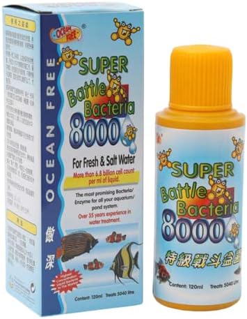 Ocean Free Super Battle Bacteria 8000, (120ML) | Beneficial Bacteria ...