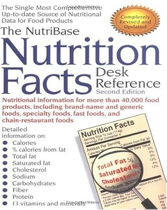 The NutriBase Nutrition Facts Desk Reference: Second Edition | Amazon ...