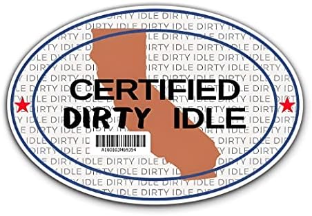 Amazon.com - WSQ Certified Dirty Idle Vinyl Decal Sticker Premium ...