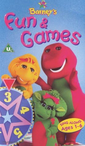 Barney: Barney's Fun And Games [VHS] : Barney: Amazon.co.uk: DVD & Blu-ray