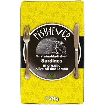 Fish 4 Ever - 10x 120g Whole Sardines in Organic Olive Oil & Lemon ...