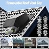 Trivd Frol 6 Inch Roof Vent Cap, Heavy Duty Galvanized Steel Removable ...