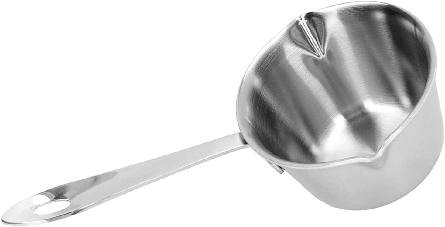 Amazon.com: Butter Warmer Pan, 2 Pour Spout Milk Warmer Pot Uniform ...