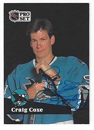 Amazon.com: Craig Coxe Autographed Hockey Card Signed in Person - 1991 ...