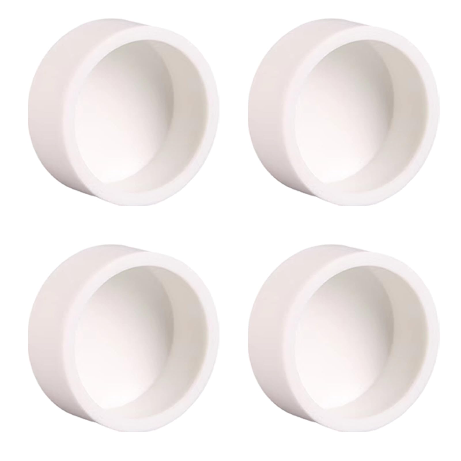 Amazon.com: 4PCS 3inch White PVC Pipe End Cap Plug, PVC Pipe Plug ...
