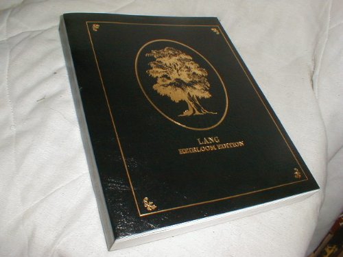 Lang (Family) Heirloom Edition: The Langs Since 1620: No Author Given ...