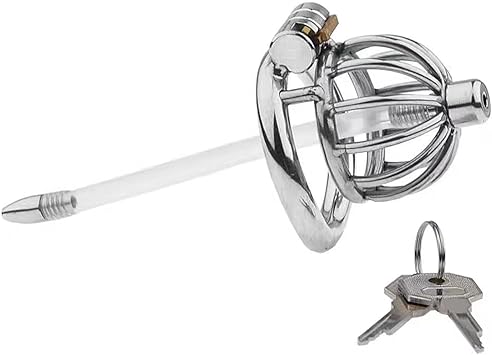 Amazon.com: Inverted Chastity Cage Stainless Steel Chastity Lock for ...