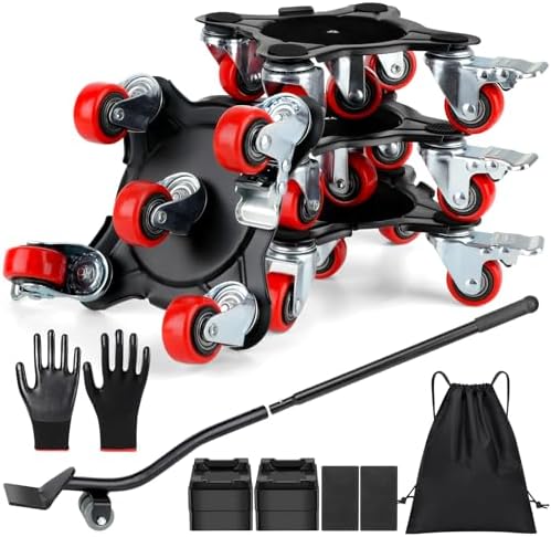 Amazon.com: ENMEN Furniture Movers with Wheels - 1800LBS Thickend Steel ...