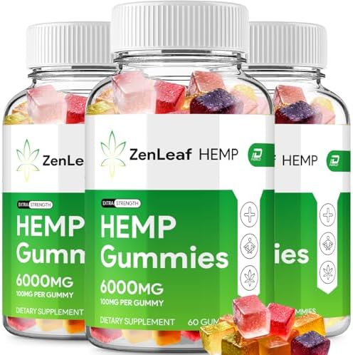 Amazon.com: Indelo Zen Leaf Hemp Gummies - with Hemp Seed Extract ...