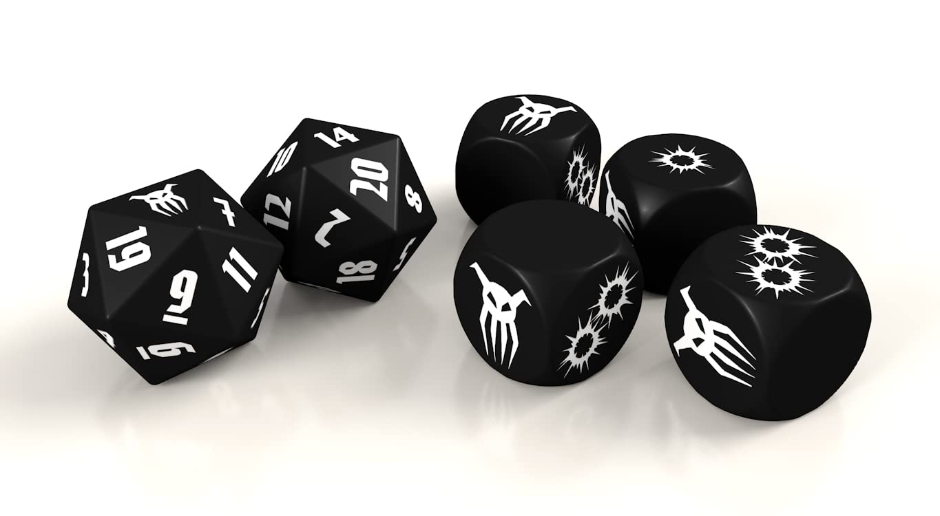 Amazon.com: Modiphius Achtung! Cthulhu 2d20: Sun Dice Set, Multicolour ...