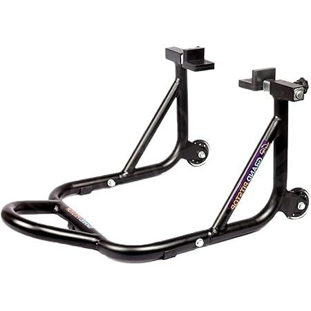 Grand Pitstop Rear Paddock Stand with Swing Arm Rest and Bobbin Fork ...