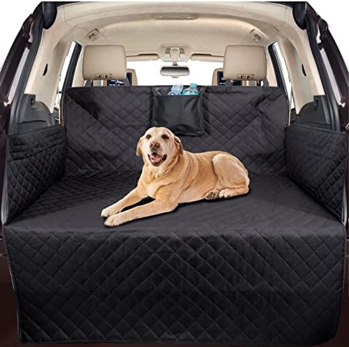 Car Boot Protector For Dogs, 4 Layers Quilted Waterproof and Nonslip ...