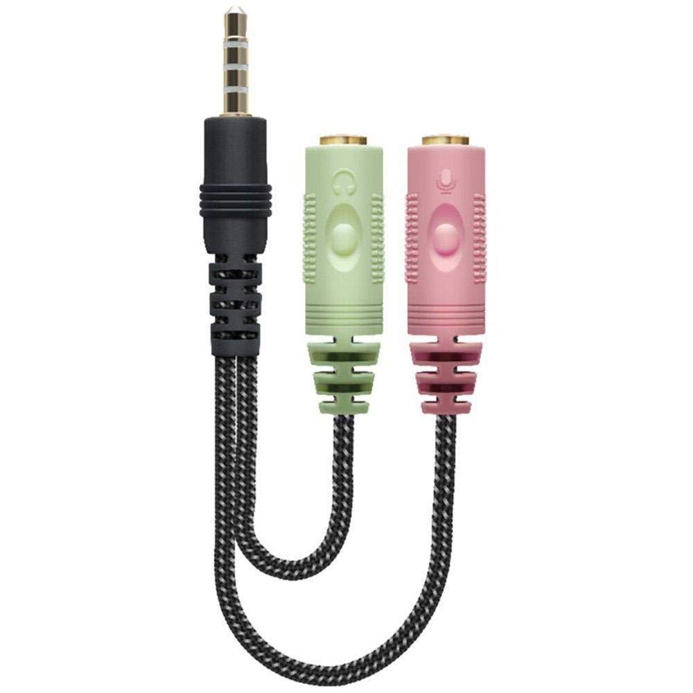 ELG, AAVGP3, Adaptador de Áudio P3 para Headset Gamer, Transforma Duas ...