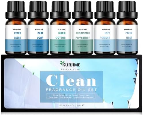 Amazon.com: SALUBRITO Clean Fragrance Oils Set, Premium Essential Oils ...