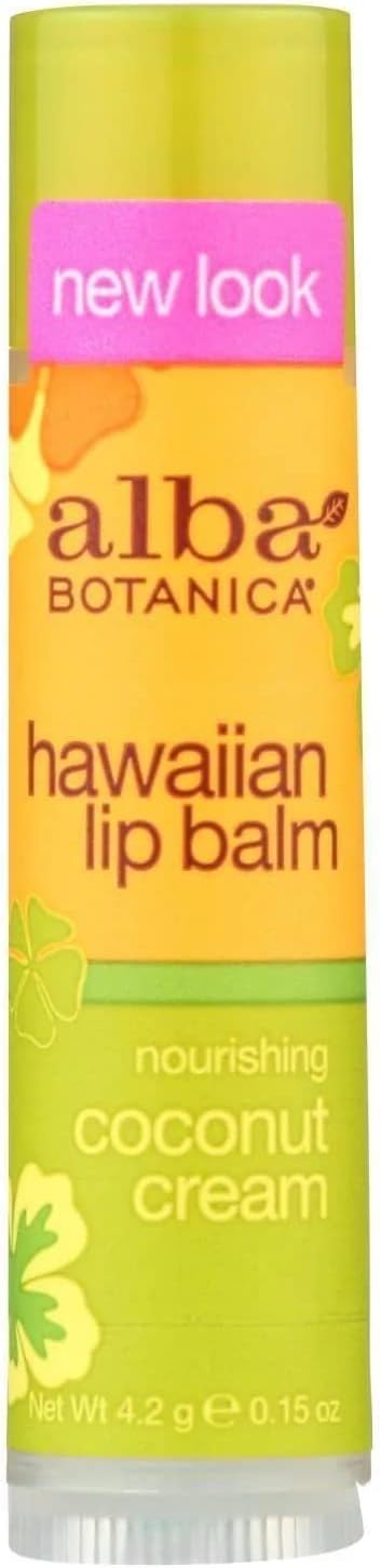 Amazon.com : Alba Botanica Lip Balm Coconut Cream : Facial Moisturizers ...
