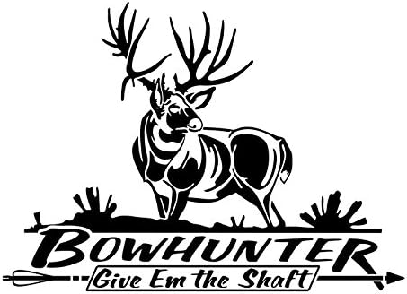 Amazon.com - Bowhunter Mule Deer Hunting Automotive Window Decal (Black)