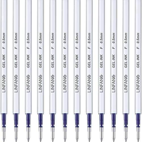 Amazon.com: Blue Gel Pens Refills, 12 Pack Retractable Gel Ink Pen ...