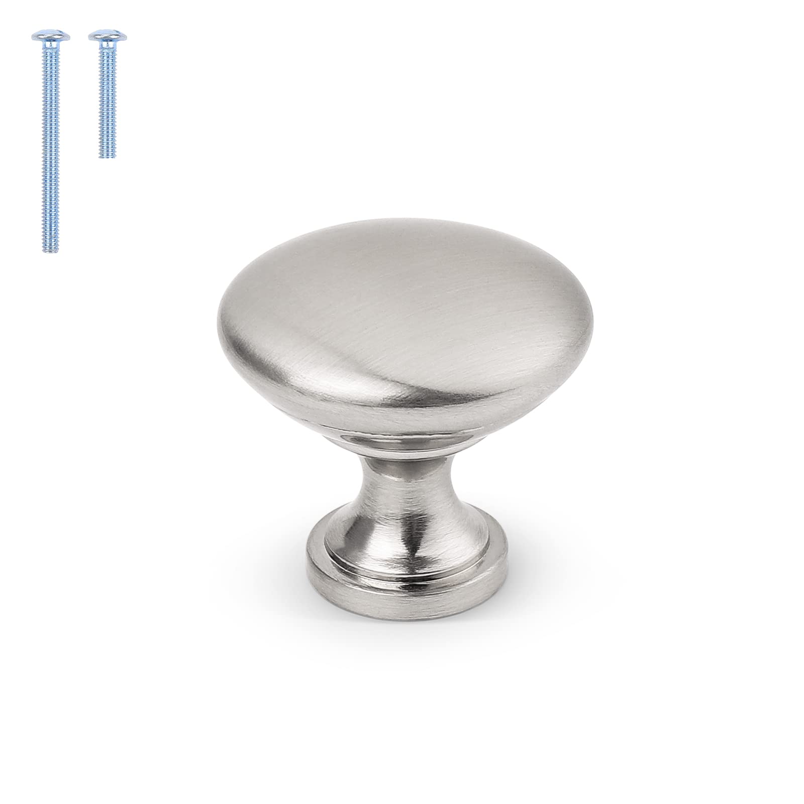 Orger 12 Pack Kitchen Cabinet Knobs Satin Nickel Cabinet Hardware Silver Cabinet Knobs, Bedroom ...