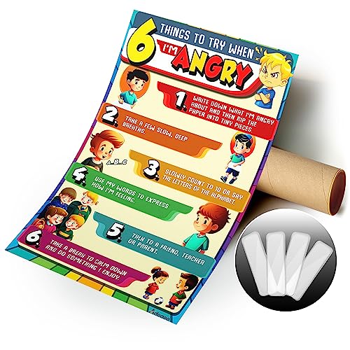 Snapklik.com : ADOGEO Safety Anger Management Poster For Kids ...